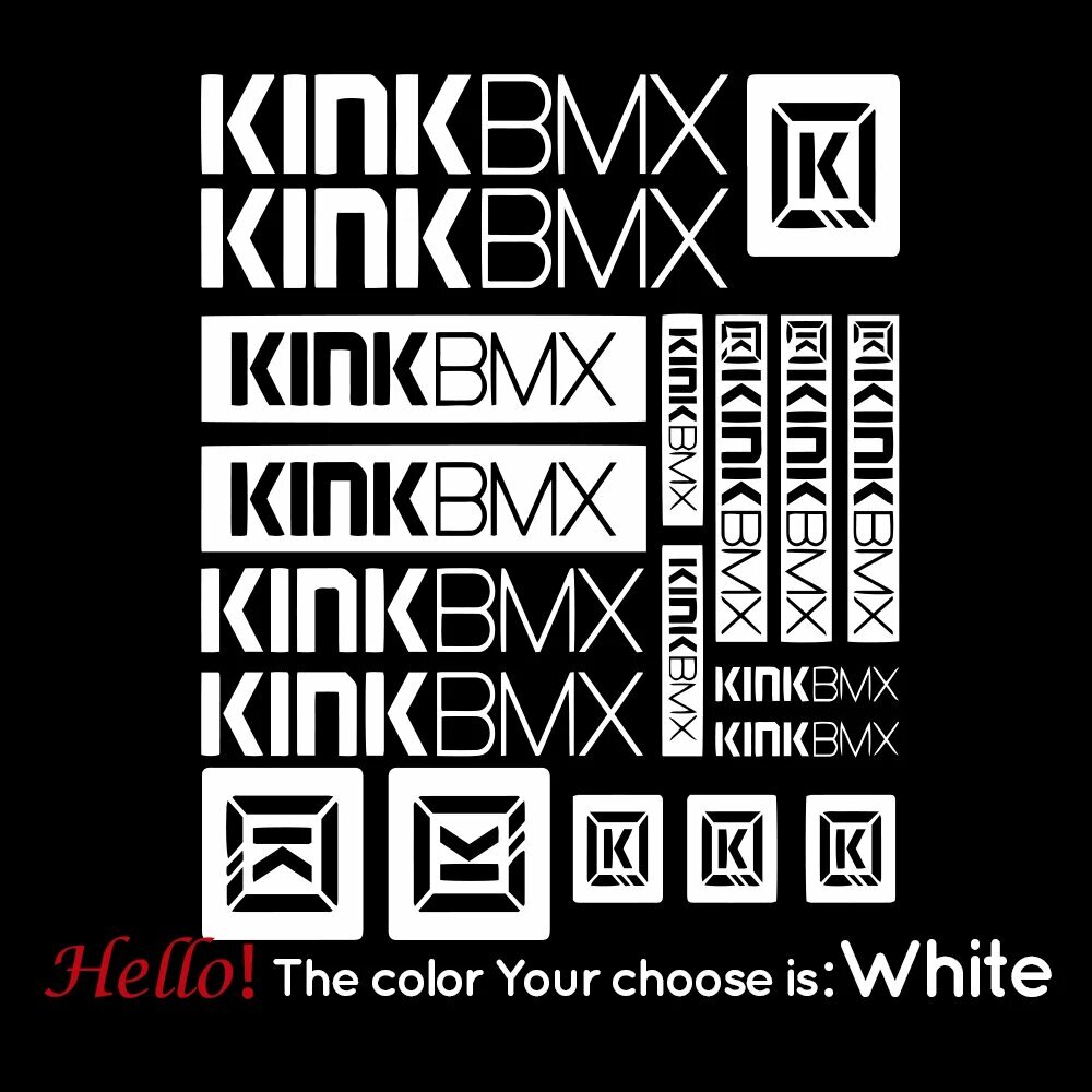 Для KINK BMX набор наклеек наклейка наклейка велосипед MTB BMX кузов автомобиля Стайлинг декоративная наклейка набор наклеек белый