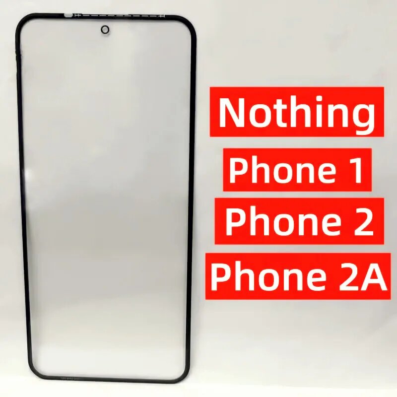 Ремонтный комплект: переднее стекло + клей OCA для Nothing Phone 1, 2, 2A Plus, CMF Nothing Phone 3