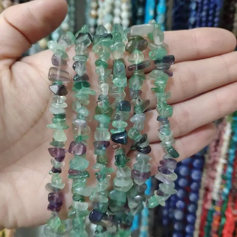 Нефритовые бусины IUXURYGEM-TOUCH 4-8 мм