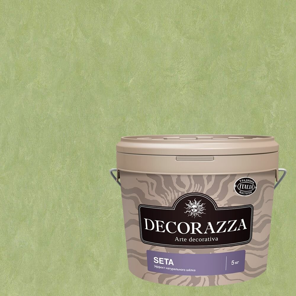 Декоративная штукатурка с эффектом натурального шелка Decorazza Seta (5кг) ST 11-180
