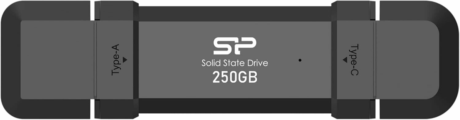 SP250GBUC3S72V1K / Внешний диск SSD Silicon Power DS72, 250ГБ, черный [sp250gbuc3s72v1k]