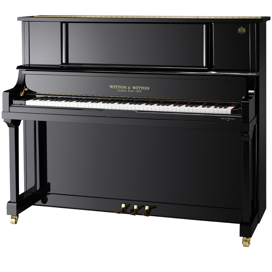 Акустическое пианино WITTON & WITTON WW126 EBHP черное, 126 см