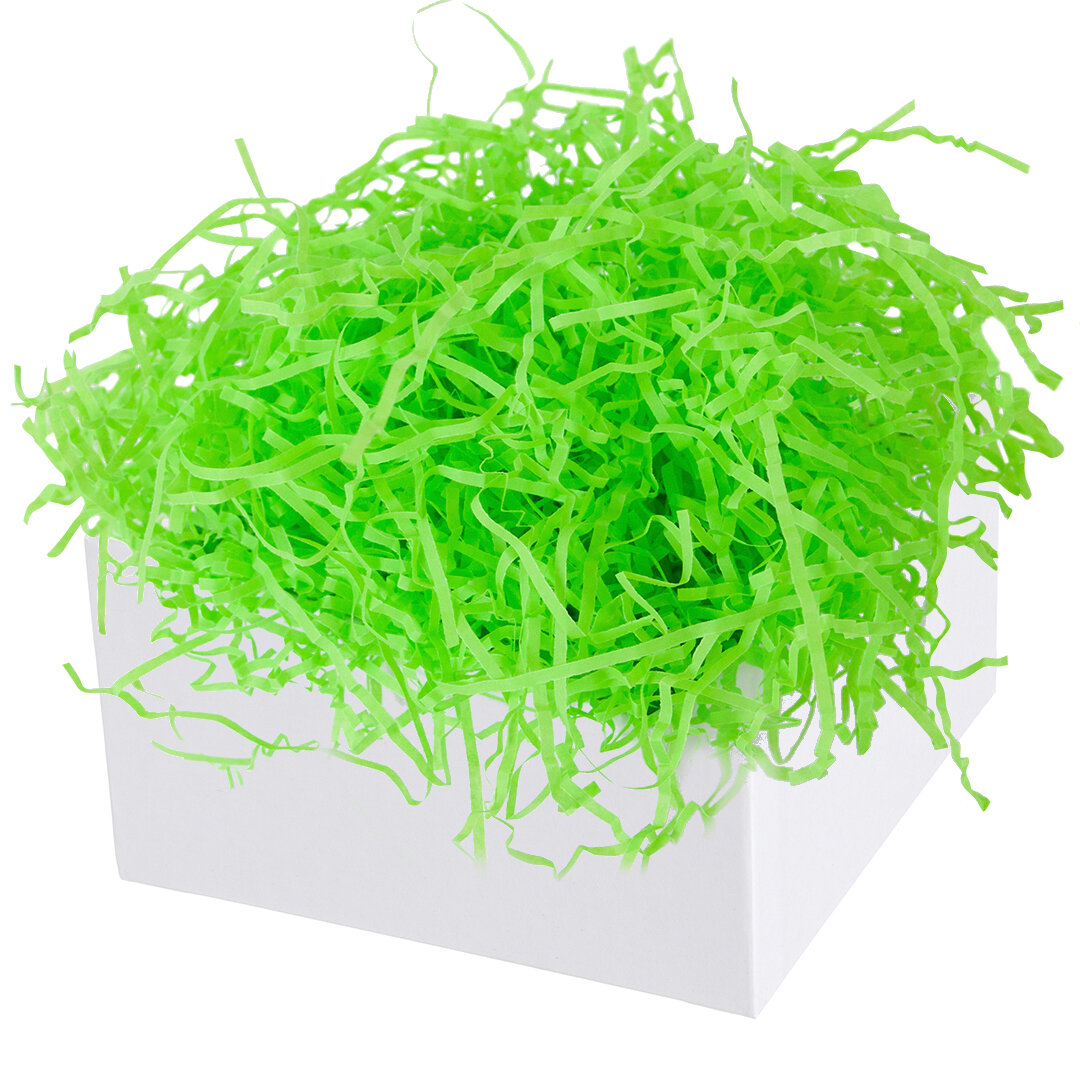 Наполнитель для коробок Дон Баллон пергамент, декоративный, цвет Салатовый, 50 г