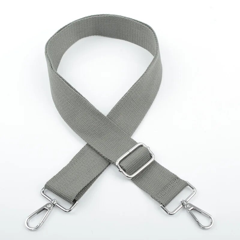 Сплошной цвет, ремень для сумки для женщин, сумка через плечо, декоративная ручная Серый, Silver