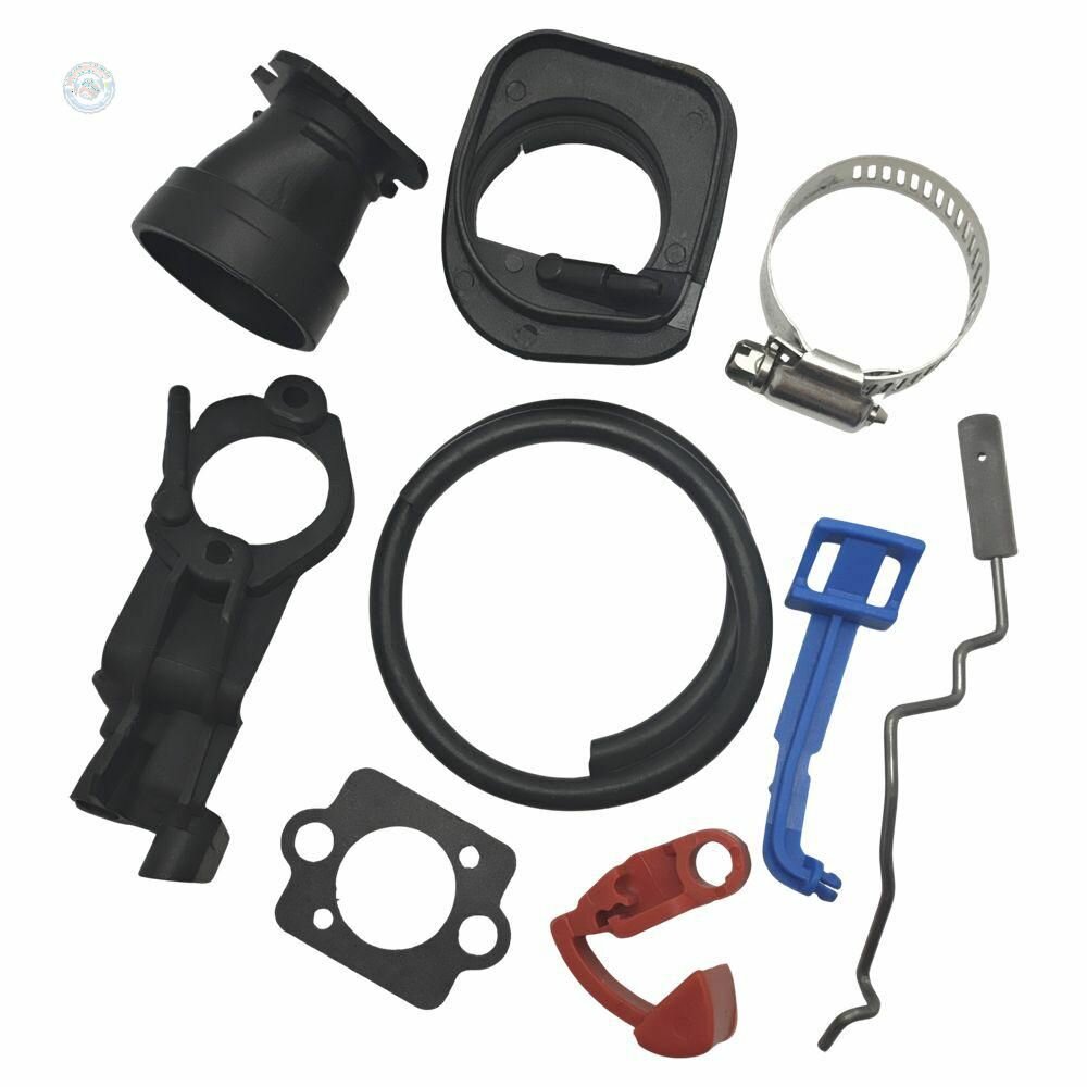 Адаптер впускного коллектора Repir Kit для бензопил Husqvarna 340 345 350 346XP 351 353 комплект зажимов дроссельной стержень рычаг управления карбюратор прокладка ремонт