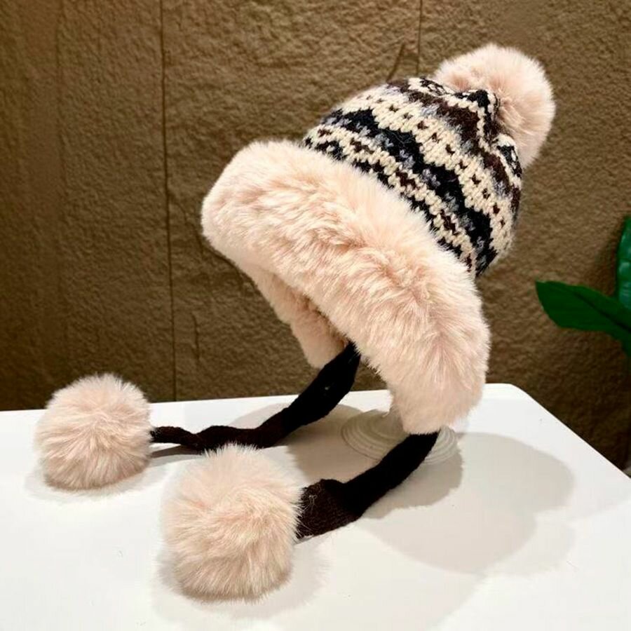 Шапка-ушанка для женщин