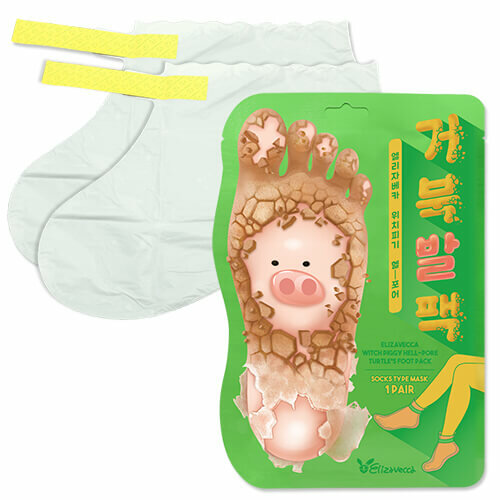 Пилинг-носочки для ног Elizavecca Witch Piggy Hell Pore Turtles Foot Pack, 1 пара , 40 гр