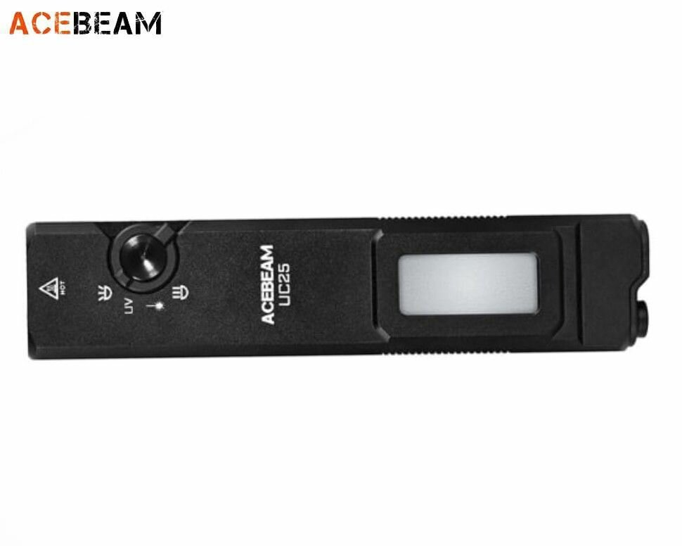 Фонарь Acebeam UC25 (ЛЦУ и УФ), Li-ion 3000 mAh, 174 метра, 3100 люмен (Комплект)
