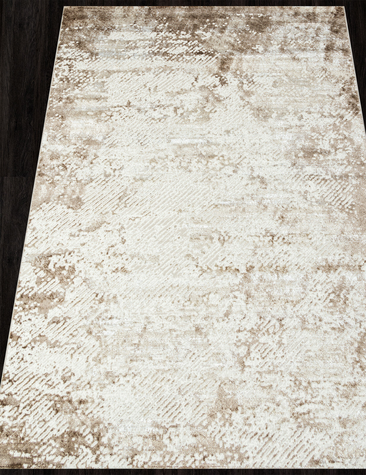 Ковер 2x4м турецкий Современный 665 cream / vizon