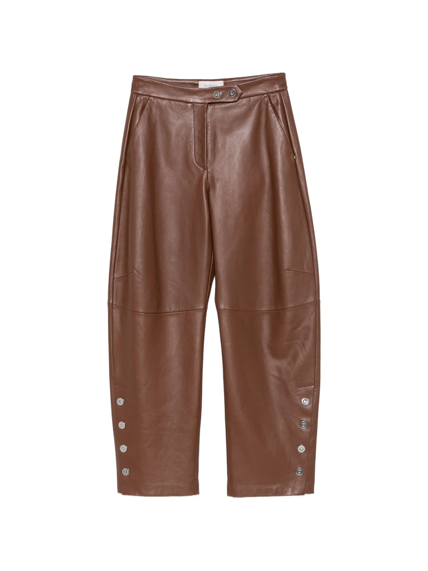 Брюки Spxcinepresa press-stud leather trousers