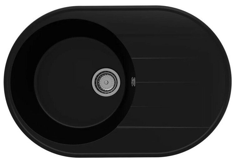 Кухонная мойка Ulgran Quartz Nora 750-07, уголь