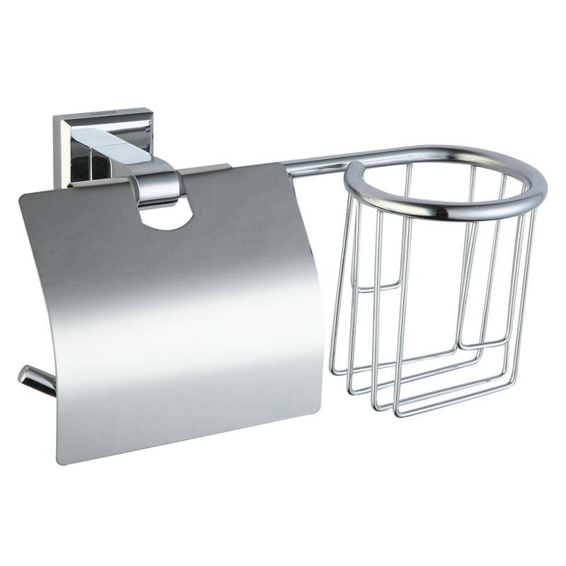 Savol Держатель для туалетной бумаги и освежителя Savol S-L09551, хром