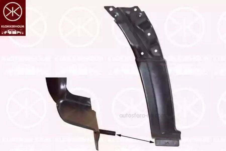 Арка крыла передн прав задн часть MB: Sprinter (W906) 06.06-, VW: CRAFTER, 06-16 Klokkerholm арт. 3547332