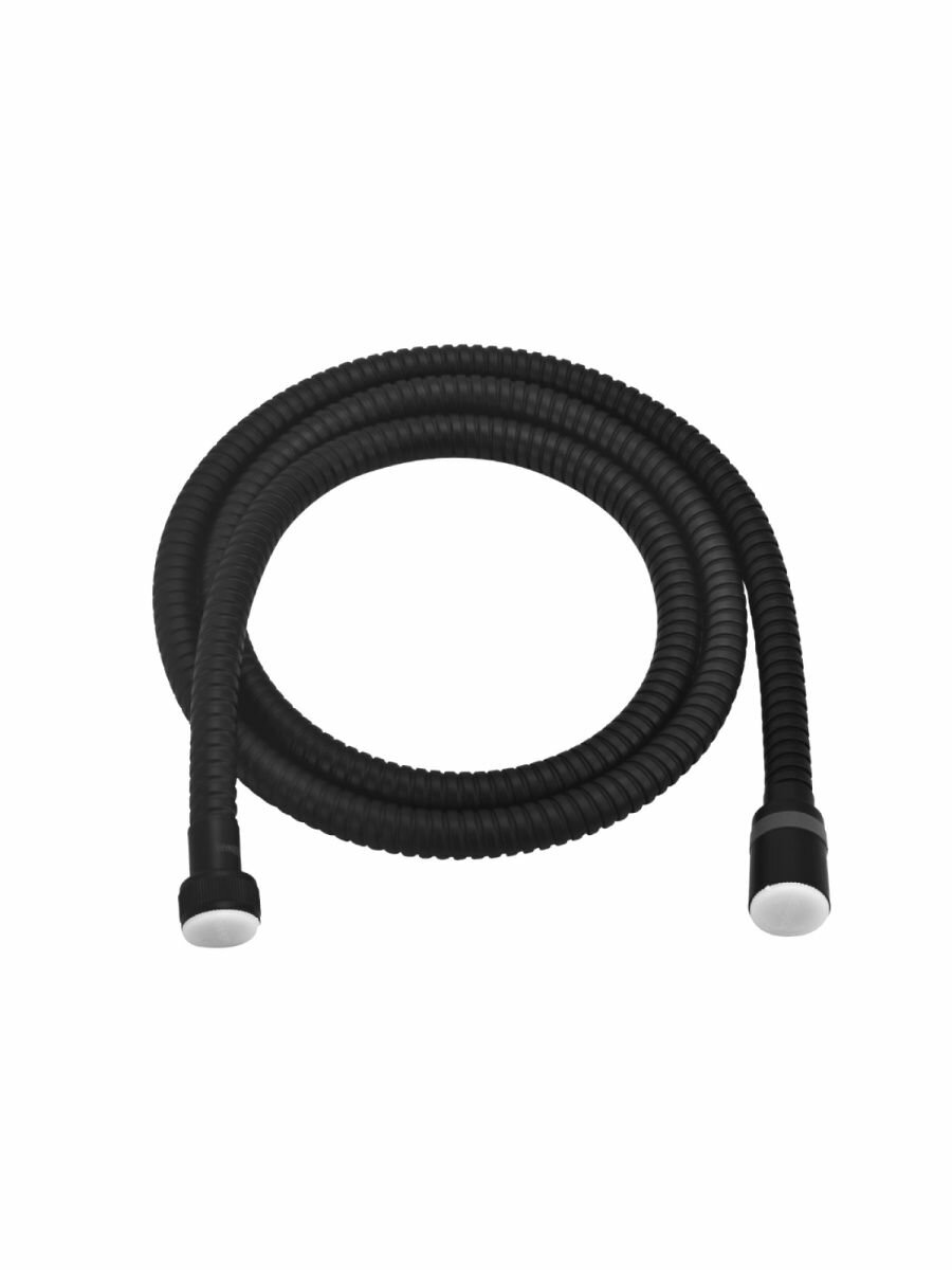 Душевой шланг Lemark LE8022S, металлическая оплетка, черный, 120см
