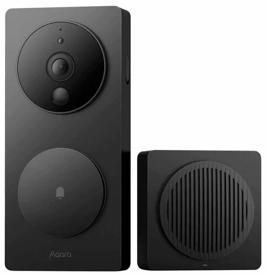 Видеодомофон Aqara Smart Video Doorbell G4 (в составе комплекта модели SVD-KIT1 с повторителем Chime Repeater модели SVD-C04)