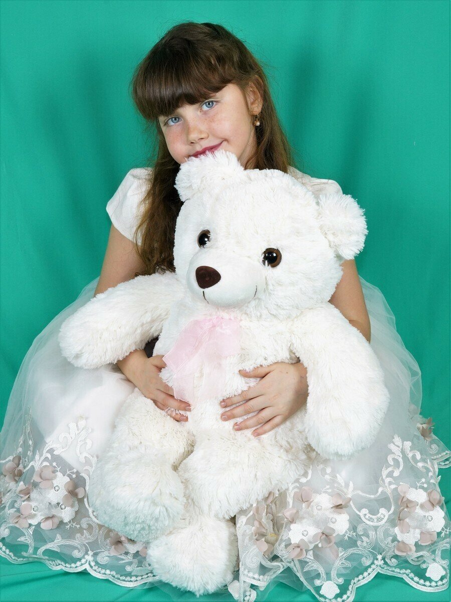 Мягкая игрушка Мишка с бантиком 60 см.