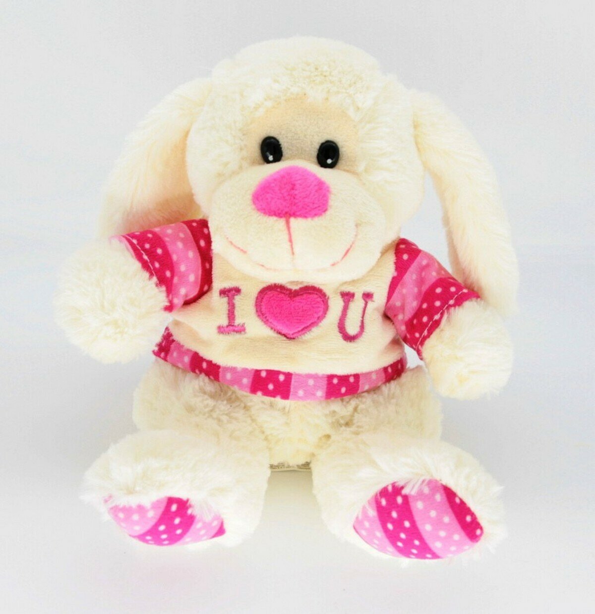 Мягкая игрушка Собачка в кофточке 20 см.