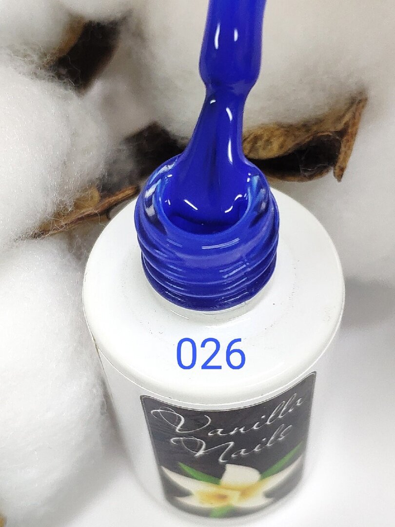 Vanilla Nails Гель-лак для ногтей №26, ярко-синий