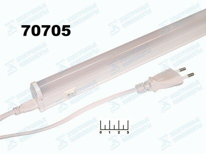Светильник светодиодный накладной T5 16W 4000K белый с выключателем Эра (LLED-01) (1172мм)