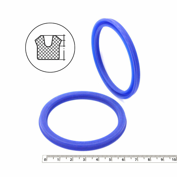 Манжета гидравлическая 55х65х5 (манжета цилиндра 65*55*5) тип UN PU (полиуретан)