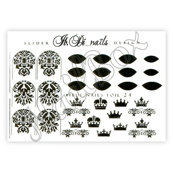 Фольгированный слайдер ibdi FOIL №024 (черный)