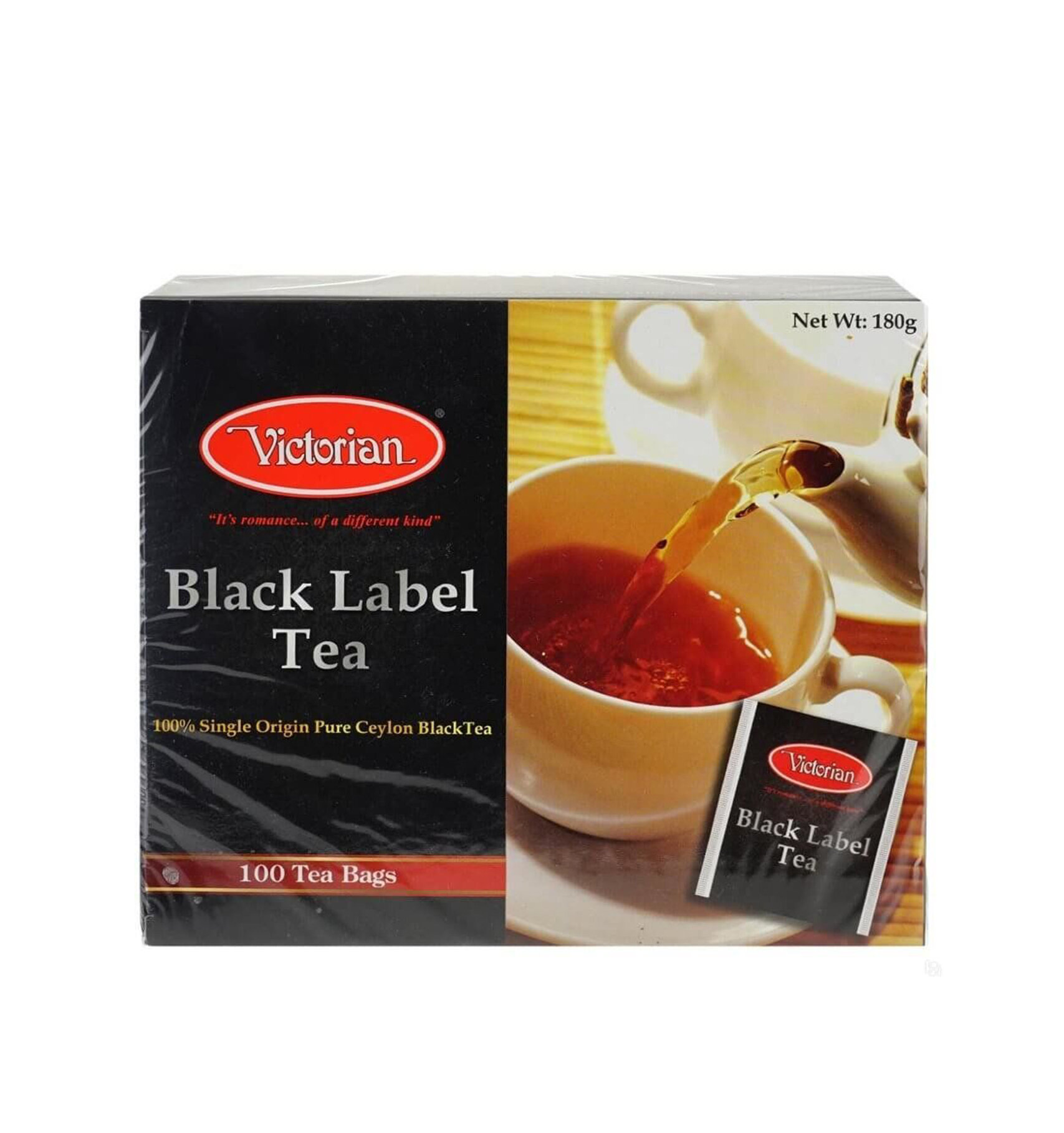 Victorian, чёрный цейлонский чай 100 шт, чай пакетированный, черный чай, финские товары, чай финский в пакетиках