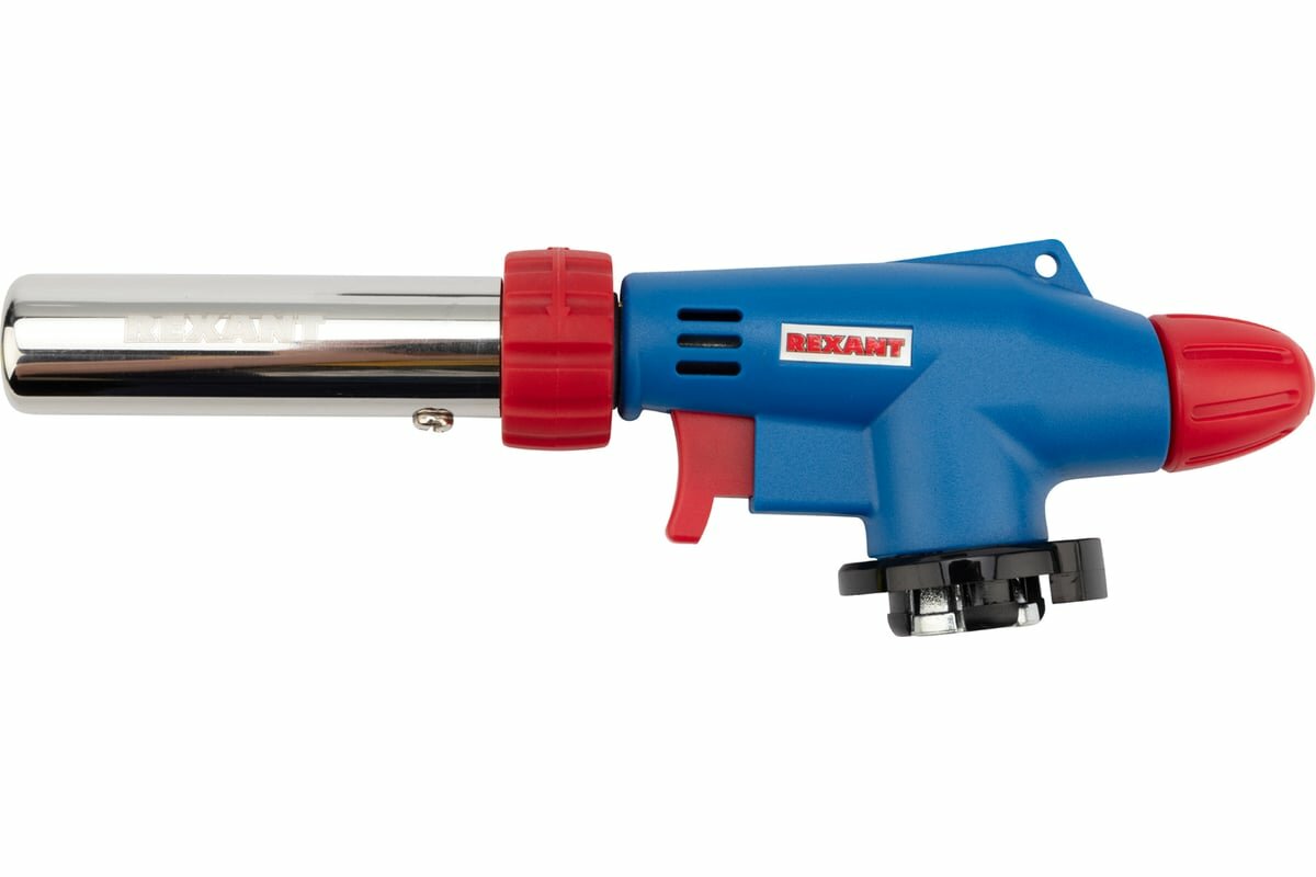 Rexant GT-31 Газовая горелка-насадка с пьезоподжигом, поворот на 360°, код 12-0031