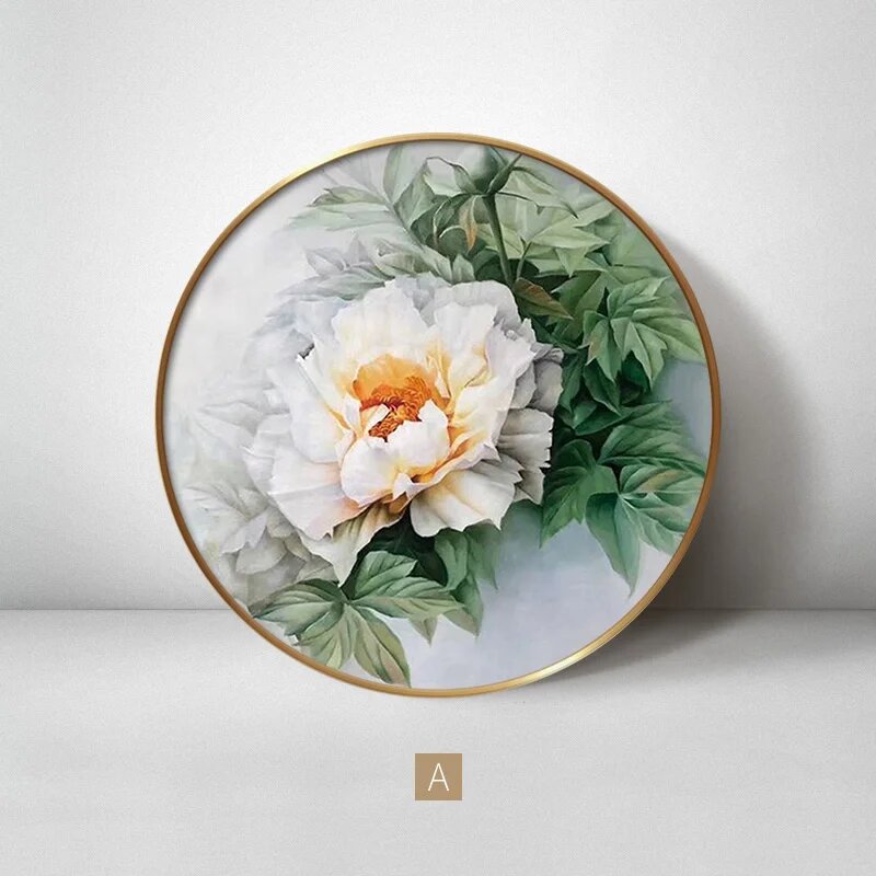 Набор для вышивки крестом Zozack, зеленый пион, хлопок, 11CT 11CT Cotton 60x60cm