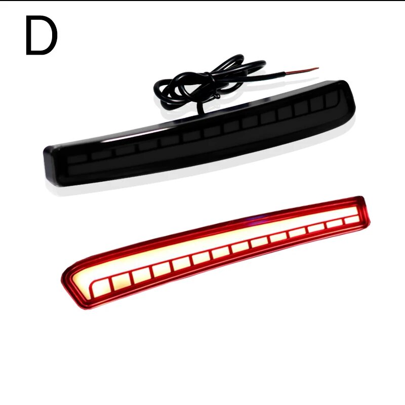 Для 2020 2021 Toyota Corolla Red светодиодный 3-в-1 Автомобильный задний бампер отражатель задние/стоп-сигналы, задние противотуманные фары с динамическим поворотным сигналом