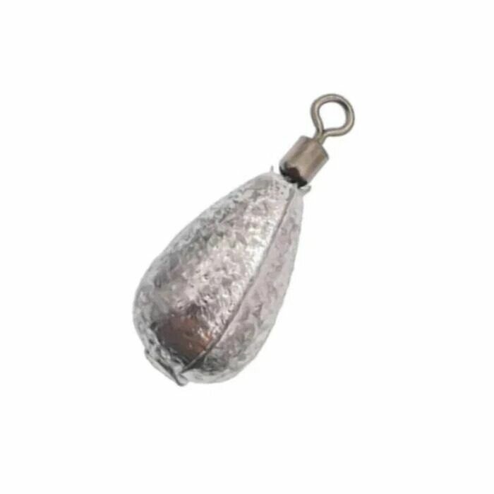 Рыболовное грузило Капля с вертлюгом 25гр (5 шт.)