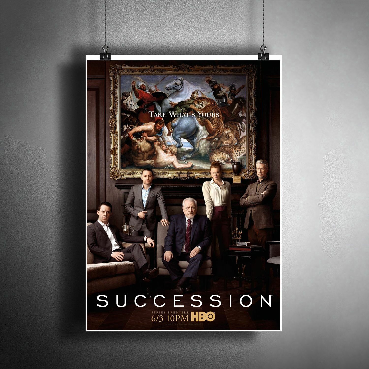 Постер плакат для интерьера Сериал Наследники