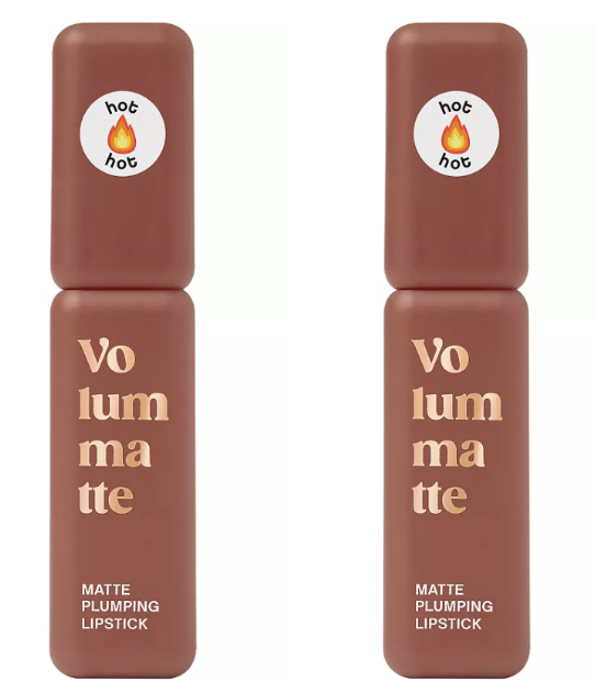 Устойчивая жидкая матовая помада для губ Vivienne Sabo Volummatte, с плампингом, тон 07, 2 шт