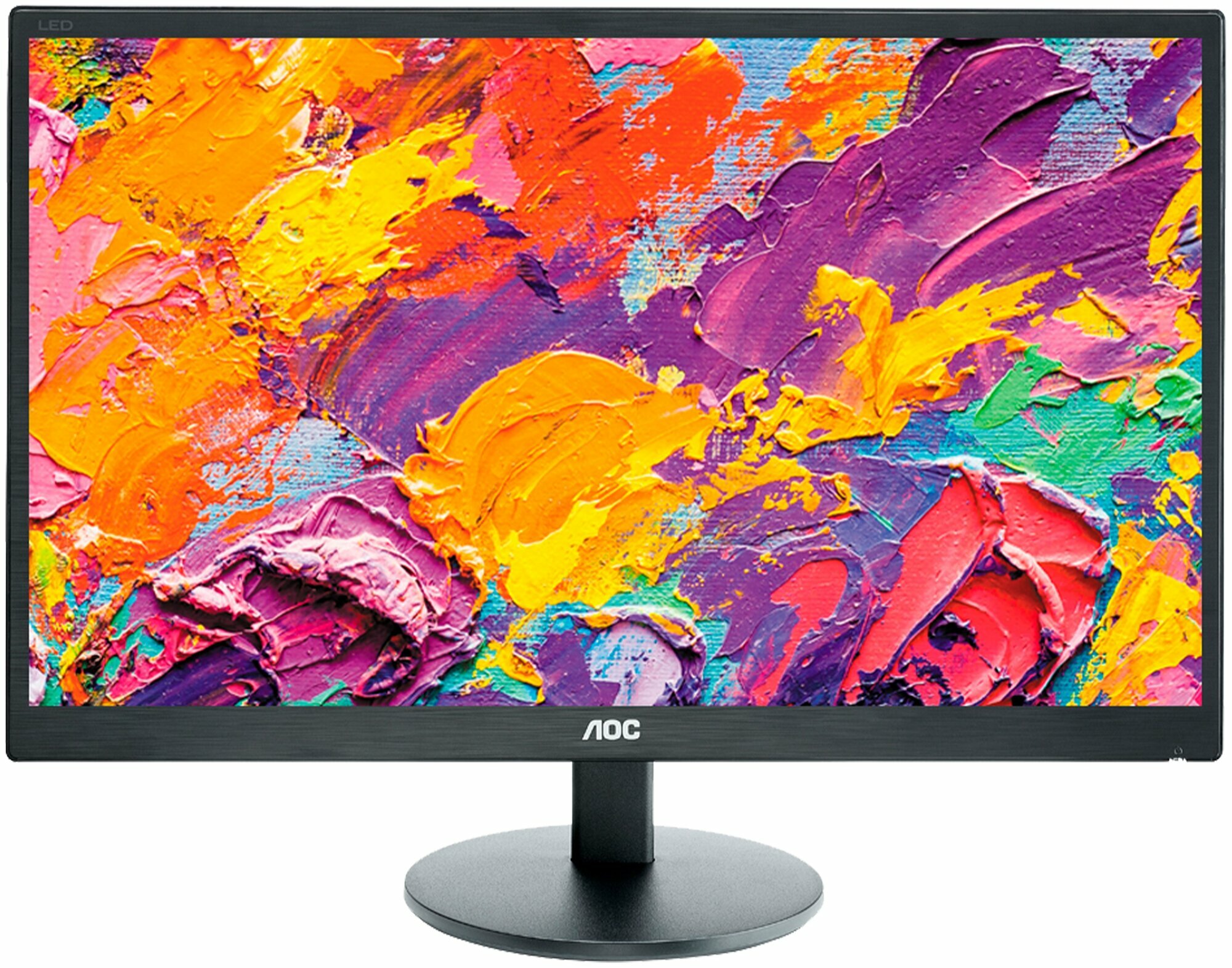 Монитор LCD AOC 23.6" M2470SWD2, 1920x1080, 60 Гц, MVA, черный