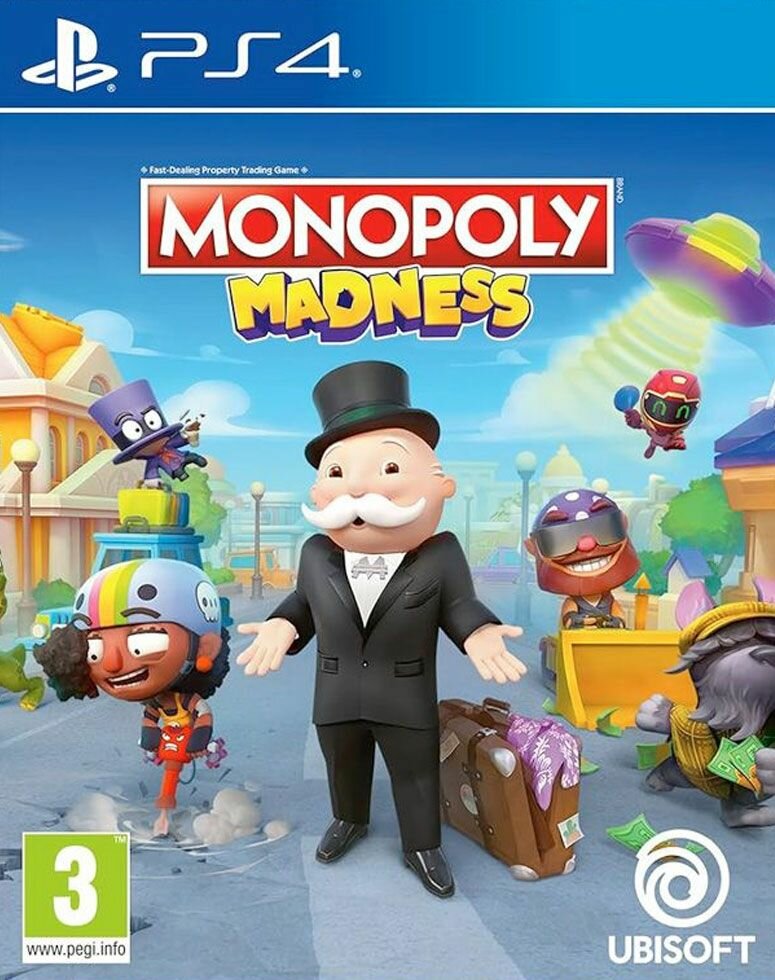 Игра Monopoly Madness, для PS4, английский язык, от 3 лет, стратегия