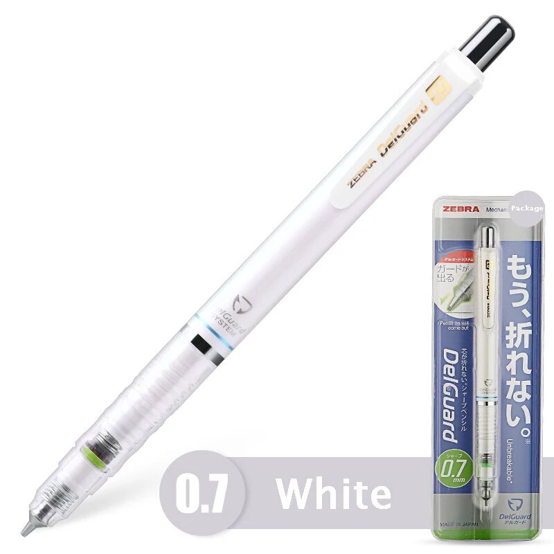 Zebra DelGuard 0.7 White Pen