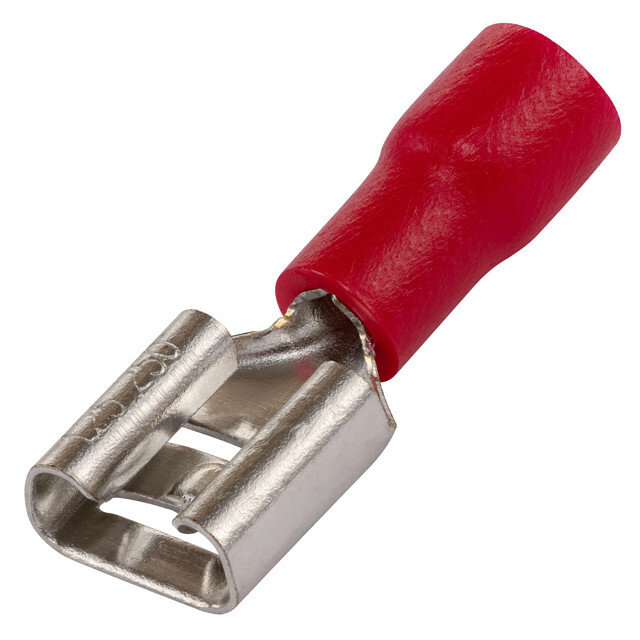 DUWI РпИп 1,25-5-0,8 плоский female красный 10 шт набор разъемов для соединения