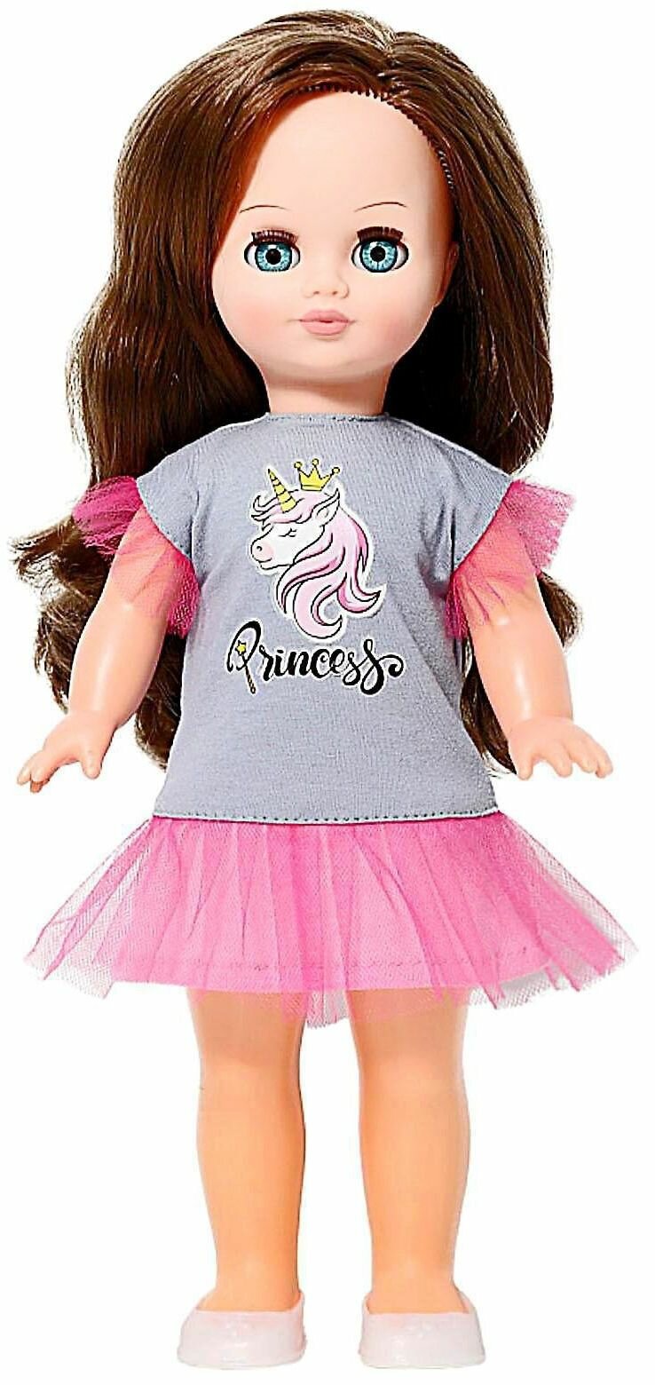 Детская говорящая кукла "Герда кэжуал 1", игрушка для девочек со звуковым устройством, классическая куколка с длинными волосами, закрывающая глаза, 38 см