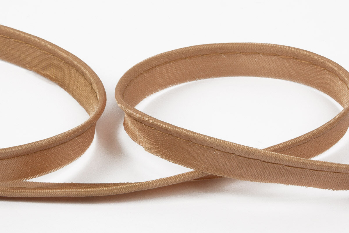 Кант атласный "Gamma" GA-10P 10 мм 65 м 2.5 м №007 коричнево-бежевый