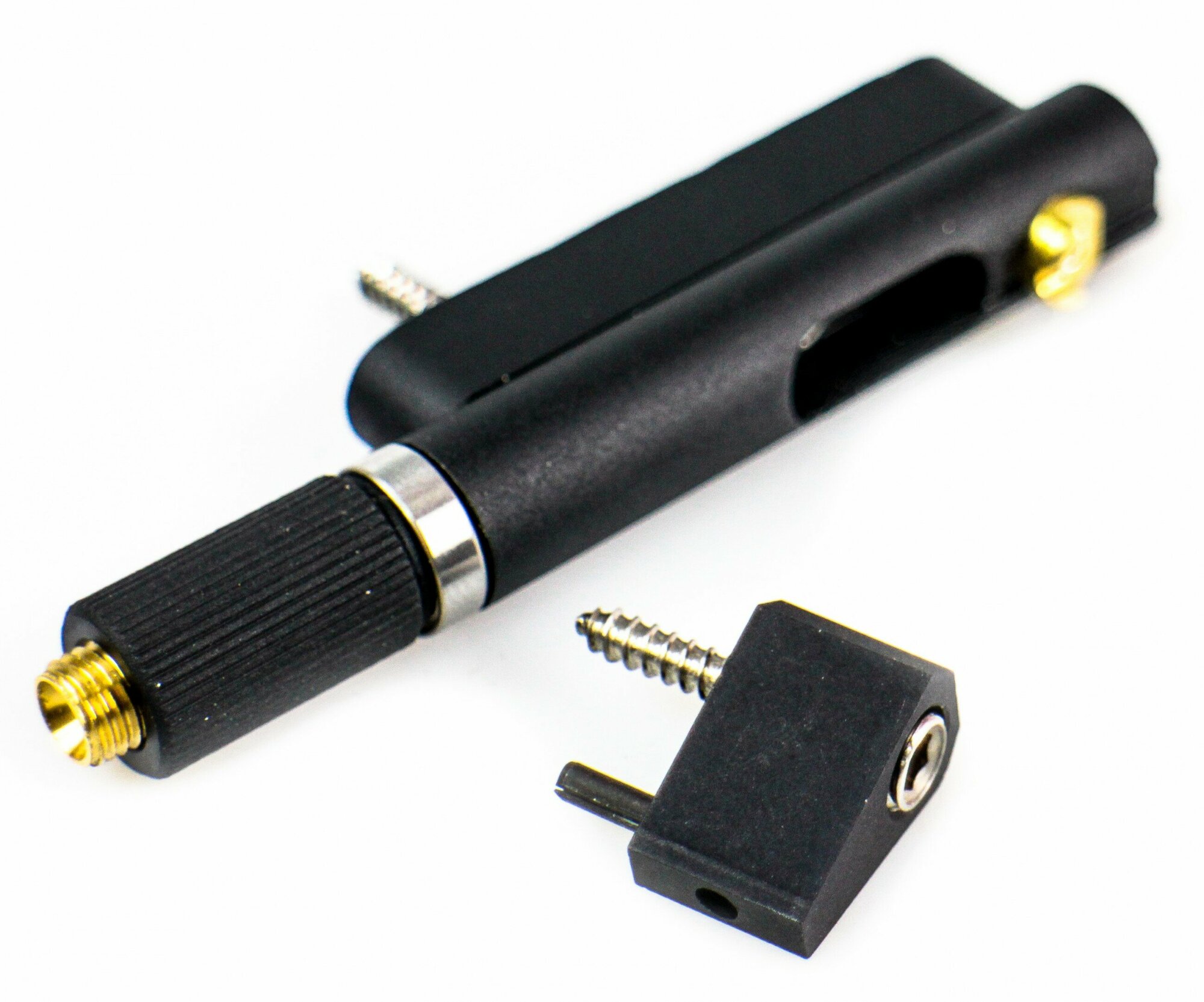 Бридж + топлок для безголовой гитары, TAN BRIDGE, черный, 1 шт.