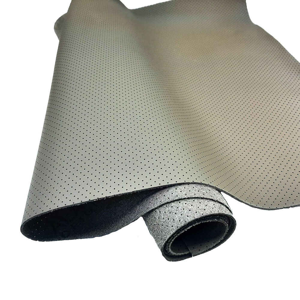 Экокожа на микрофибре Vienna перфорированная цвет хаки 50х140 см