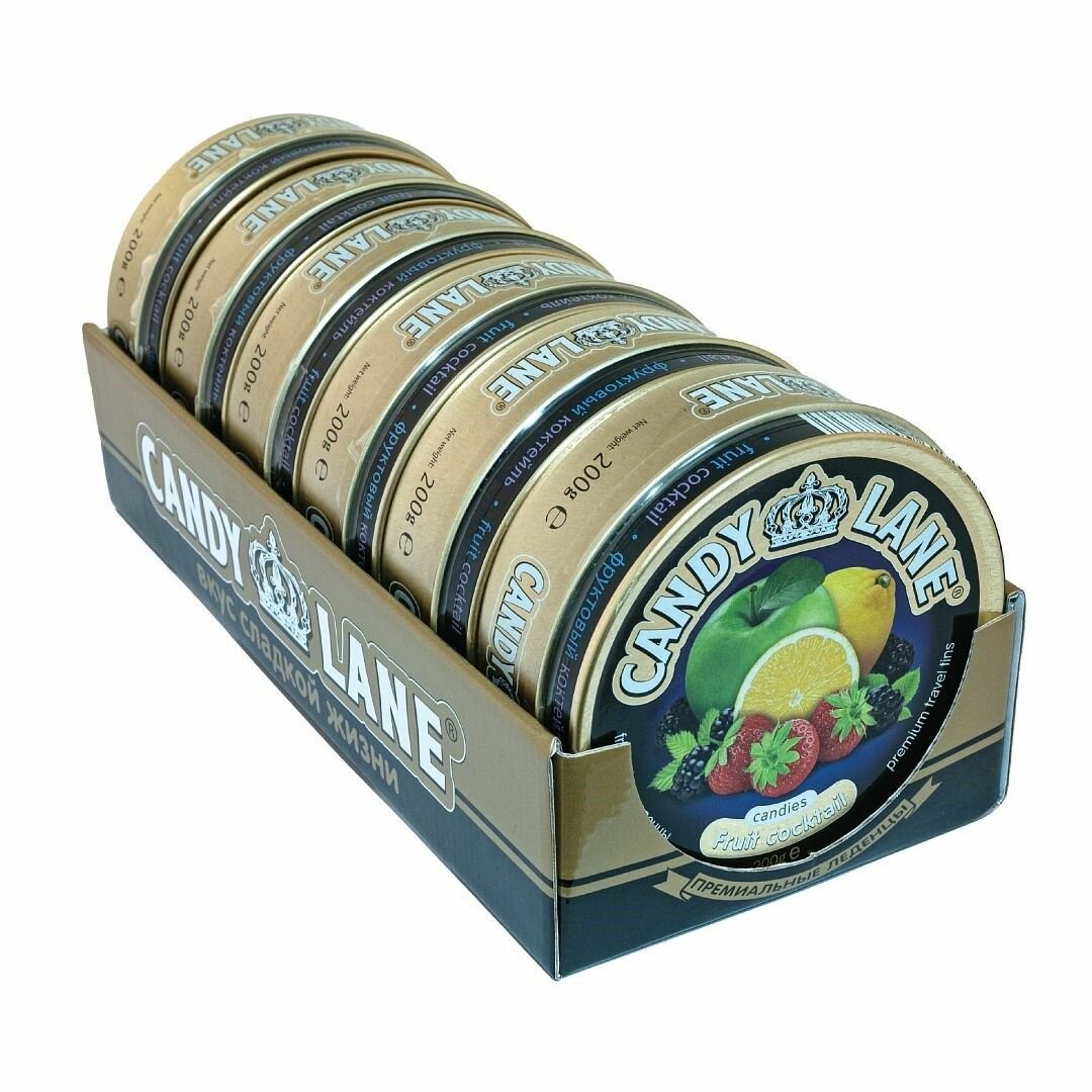 Candy Lane Фруктовый коктейль, 200 г, 6 шт