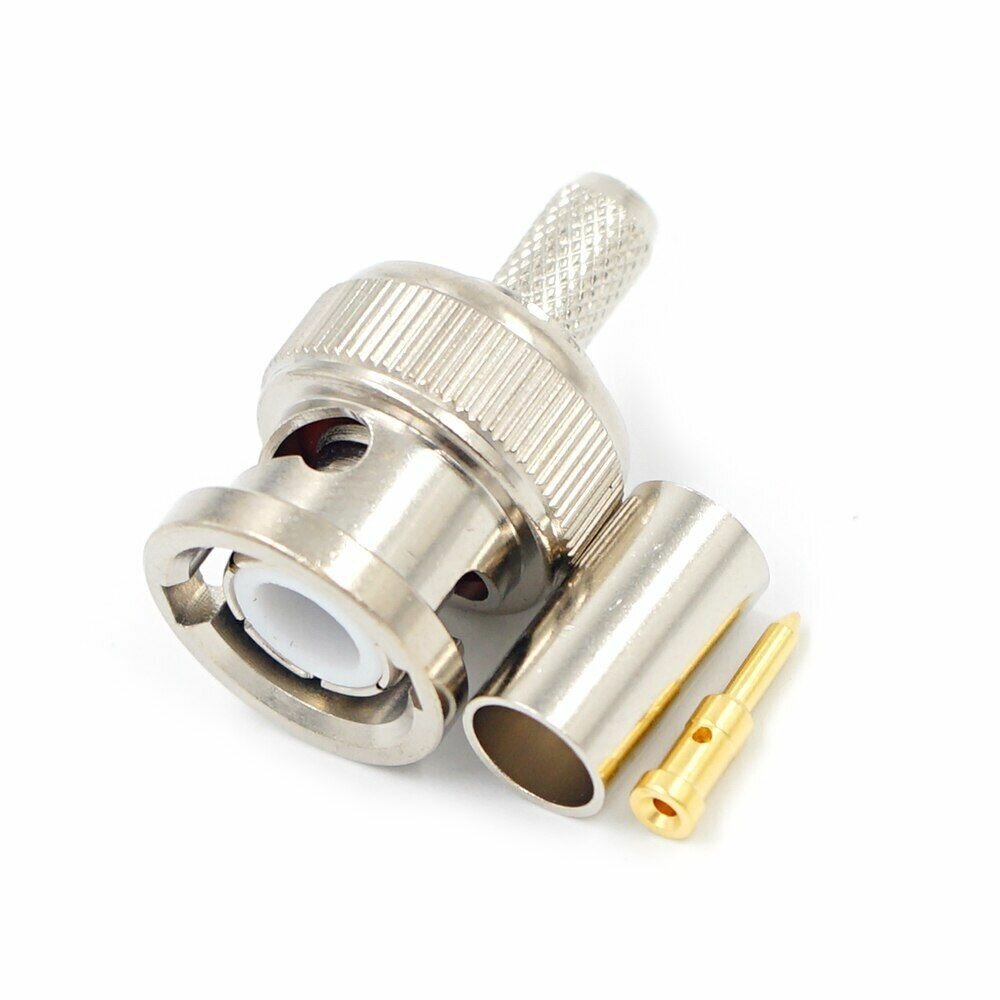 ВЧ-разъём BNC(male) обжимной под кабель RG-58