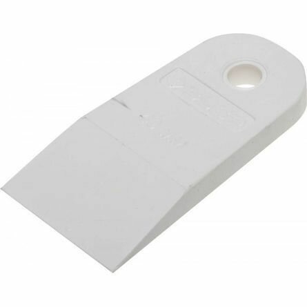 Шпатель ЗУБР "мастер" резиновый белый 40 мм