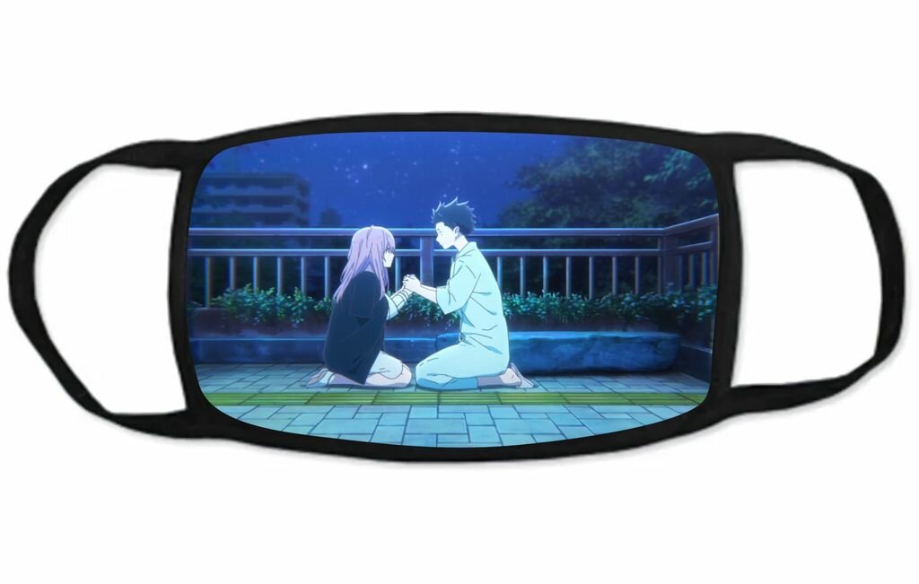 Маска на лицо Форма Голоса №3, Взрослая - 20 на 12, 5 см