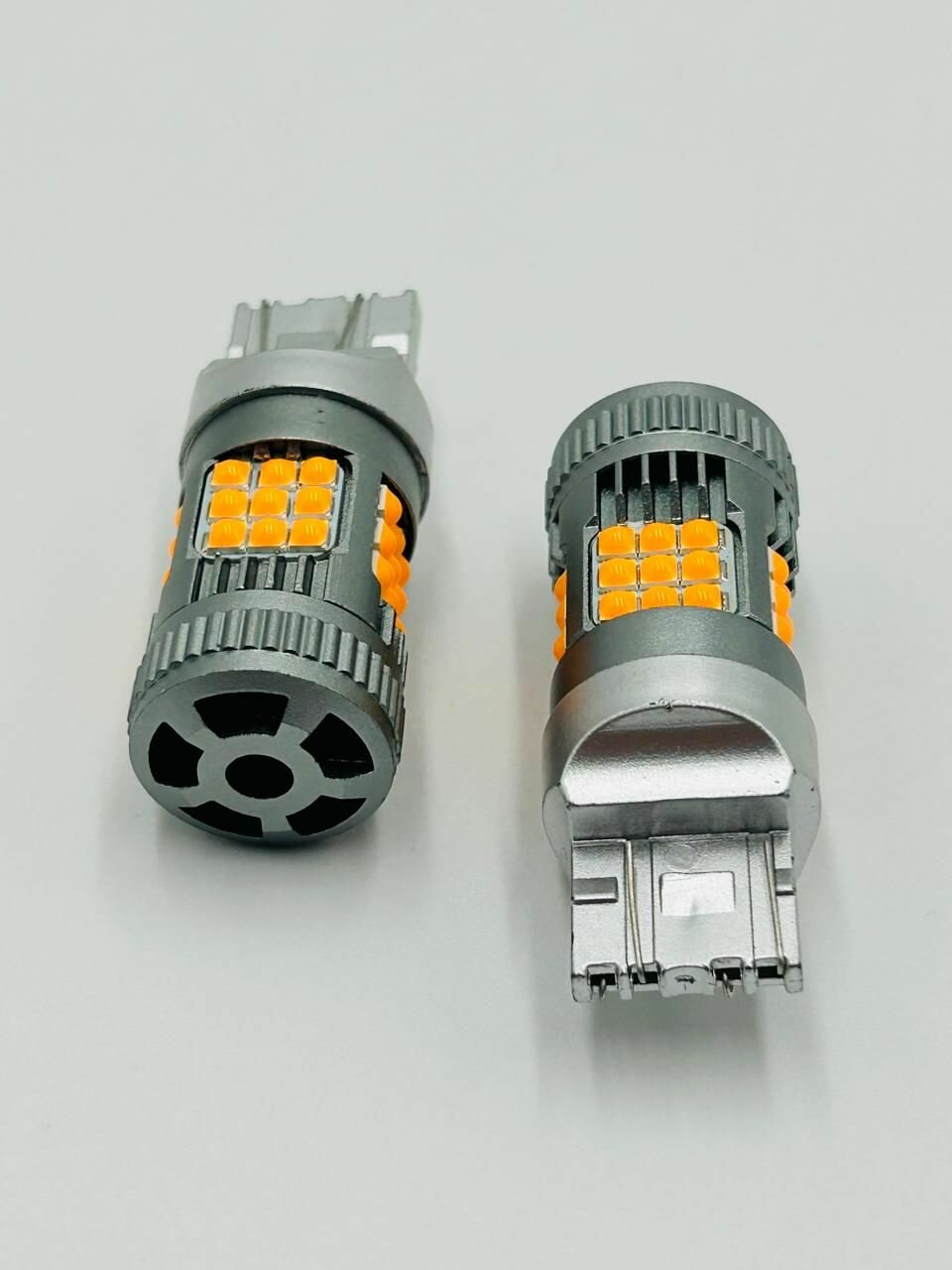 Габариты оранжевые лампы LED Гранта W21W/5W 2шт