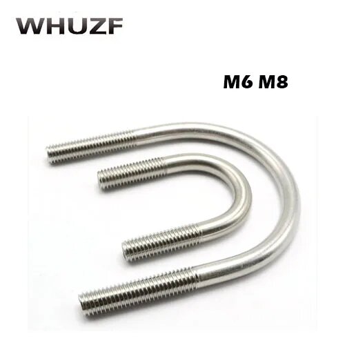 Зажимы U-образные из нержавеющей стали WHUZF M6 * 22/27/34/42/48/51/60 M6 x 48mm