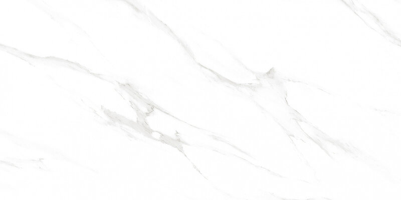 Керамогранит Ceradim Calacatta Genius белый 60х120 см под мрамор глянцевая