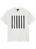 Футболка MARC JACOBS The Stripe Box Tee, размер 40, бежевый/белый