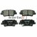 Тормозные колодки дисковые задние KORTEX KT9041STD для а/м Hyundai, Kia, Ssangyo...