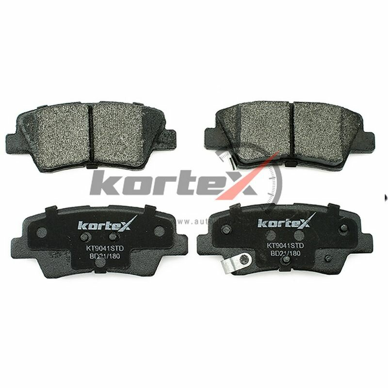 Тормозные колодки дисковые задние KORTEX KT9041STD для а/м Hyundai, Kia, Ssangyong